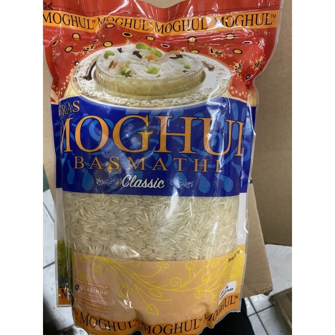 Jual Beras MogHul Basmathi Classic 2Kg ( Beras India ) | Shopee Indonesia