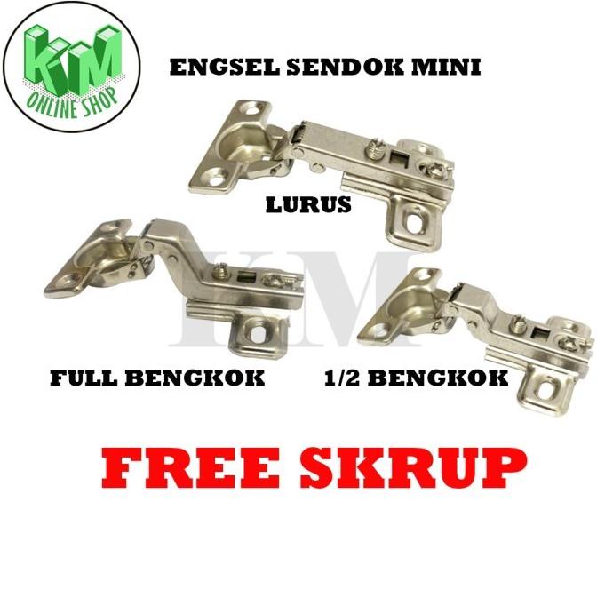 Jual BEST PRODUK Engsel Sendok Mini Full Bengkok 26 mm isi (1 pcs ...