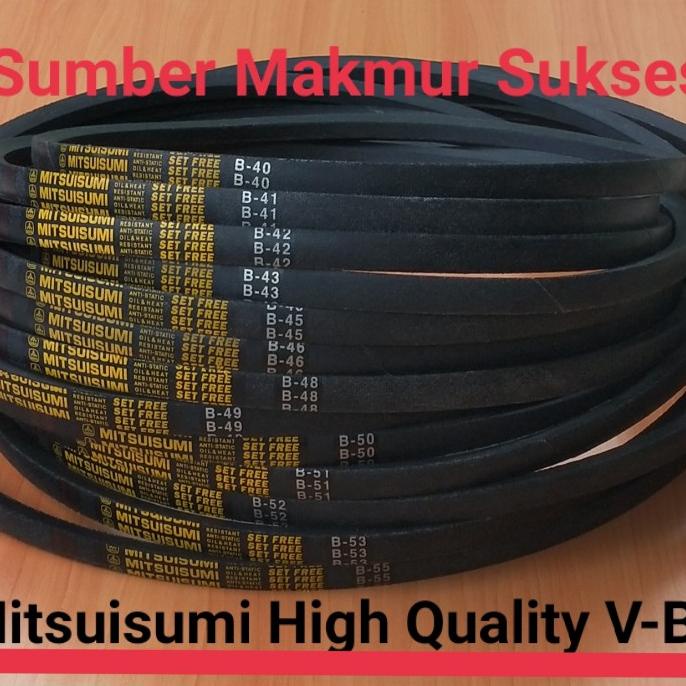 Jual V BELT VANBELT B40 B41 B42 B43 B44 B45 MITSUISUMI HIGH QUALITY A CLASS | Shopee Indonesia