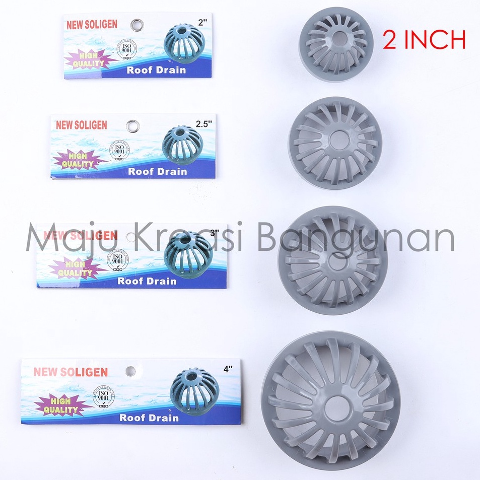 Jual Seller Roof Drain SOLIGEN 2 Inch Saringan Talang Air Pembuangan ...