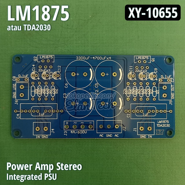 Jual PCB LM1875 / TDA2030 Stereo Gainclone Amp - PSU XY-10655 Elantech | Shopee Indonesia