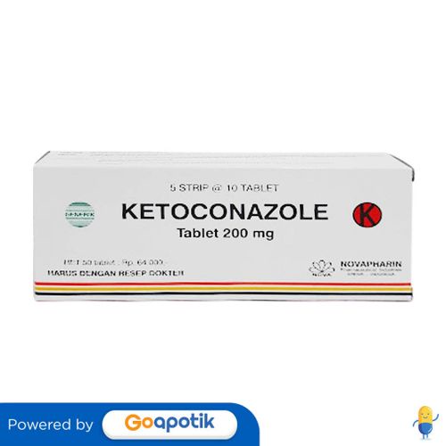 Jual KETOCONAZOLE NOVAPHARIN 200 MG BOX 50 TABLET | Shopee Indonesia