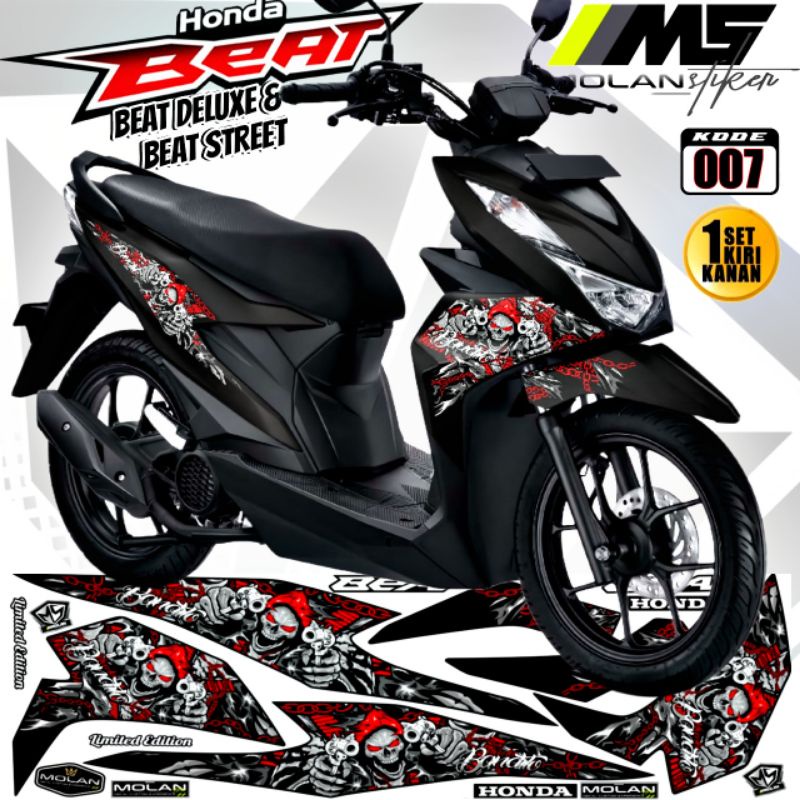 Jual Decal Sticker Striping Variasi Beat Deluxe 2020-2024 & Beat Street ...