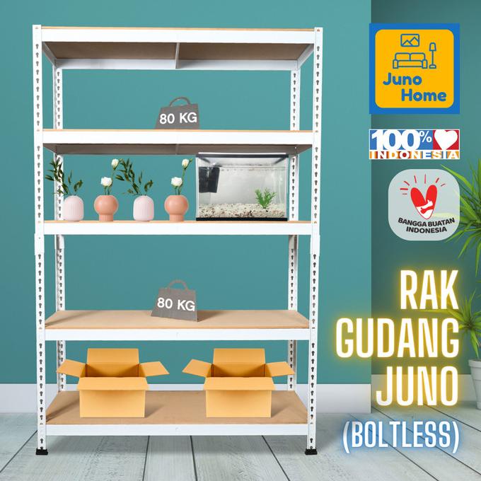 Jual Rak Gudang Besi Multifungsi 5 Susun kapasitas 400KG Rak Serbaguna ...
