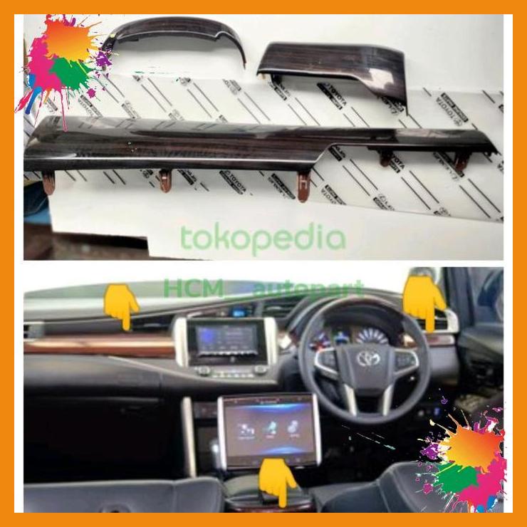 Jual panel wood innova reborn dasbord console box 3pc wood original ...