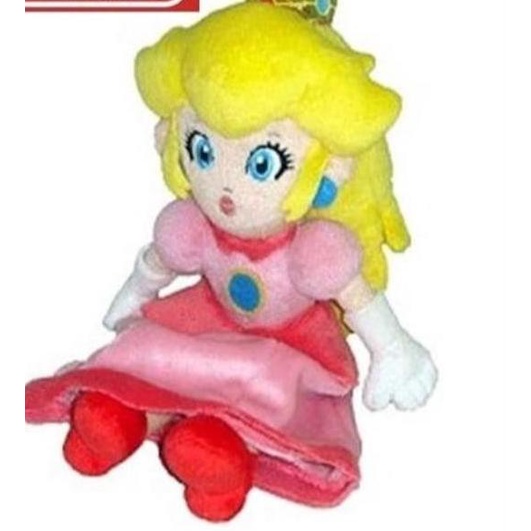 Jual Boneka Supe Mario Boneka Princess Peach 20cm Boneka Mario Bross ...