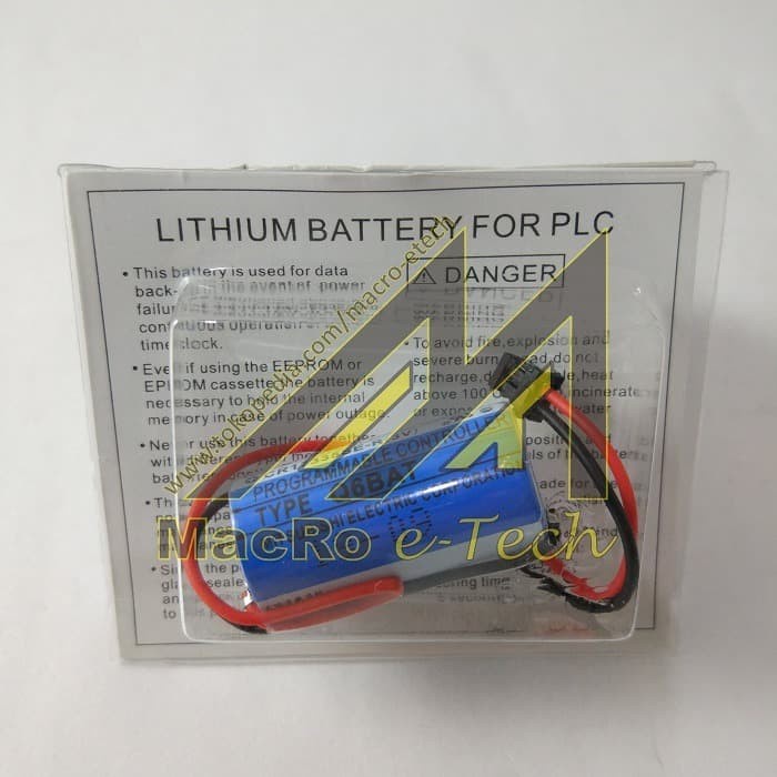 Jual Battery/Baterai PLC Mitsubishi Q6-BAT/Q6BAT 3V | Shopee Indonesia