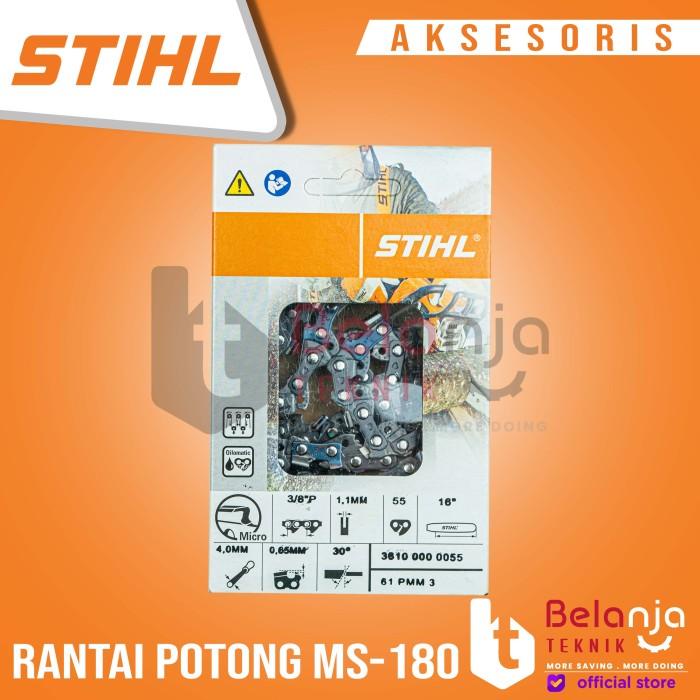 Jual Rantai Mata Gergaji Potong Ms-180 Stihl - Sparepart Mesin Chainsaw | Shopee Indonesia