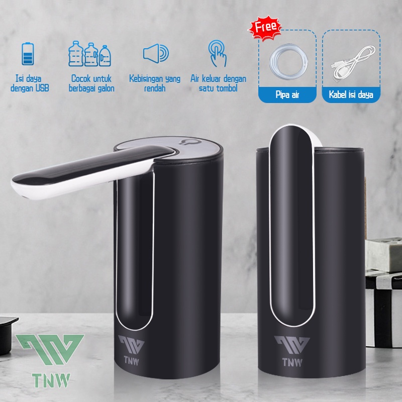Jual TNW HP4 Pompa Air Galon Elektrik Foldable Water Pump Botol ...