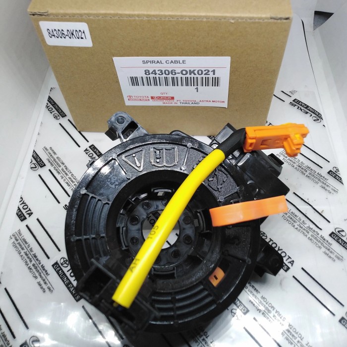 Jual Cod - Kabel Spiral Klakson Sub Assy Toyota Innova Old 84306-0K021 ...