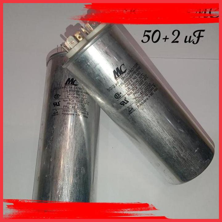 Jual (PALT) KAPASITOR KOMPRESOR AC PANASONIC 2.5PK MC 50 + 2MF | Shopee Indonesia