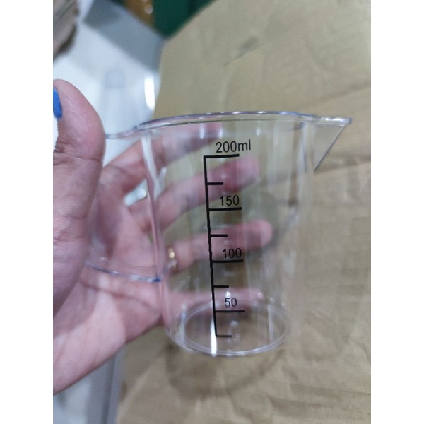 Jual GELAS TAKARAN AIR CAIRAN 200 ML | Shopee Indonesia