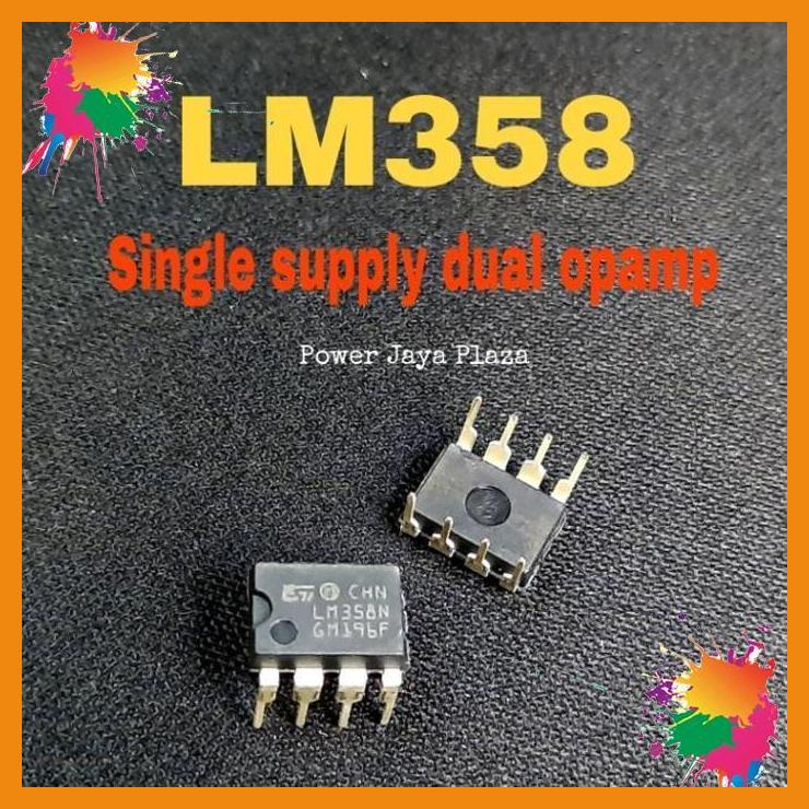 Jual ic lm 358n single supply dual op amp lm358 lm 358 st sgs [pjp] | Shopee Indonesia
