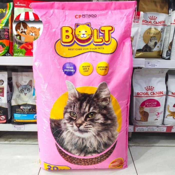 Jual Bolt Cat Food Salmon 20kg - Bolt Makanan Kucing | Shopee Indonesia