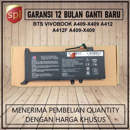 Jual BATERAI Asus Vivobook A409-X409 A412 A412F A409-X409 A412D | Shopee Indonesia
