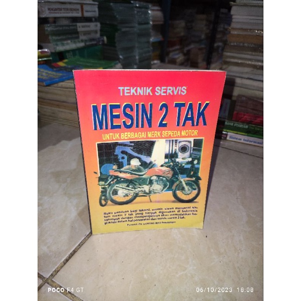 Jual BUKU TEKNIK SERVIS MESIN 2 TAK UNTUK BERBAGAI MERK SEPEDA MOTOR ...