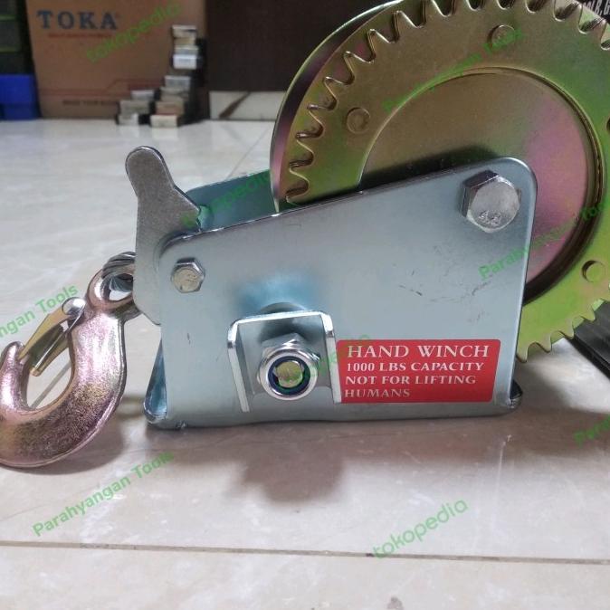 Jual Katrol Manual 450Kg X 10M/Alat Derek/Alat Angkat Barang/Hand Winch ...