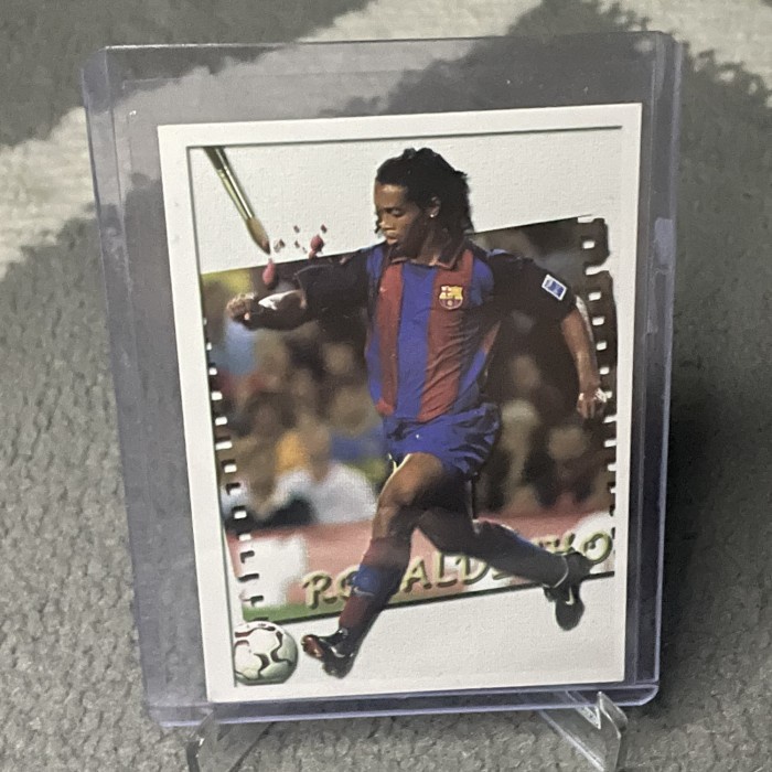 Jual New Ronaldinho Mundicromo Barcelona Rookie Card Brazil Bisa Gojek ...