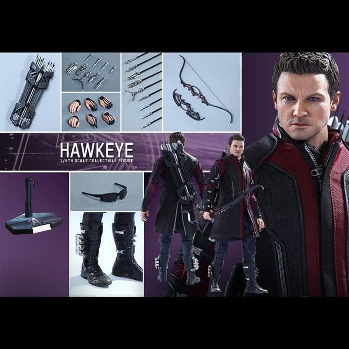 Jual New Ori Hot Toys Mms289 Hawk Eye Avengers Age Of Ultron Original ...