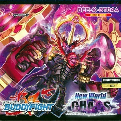 Jual Baru Eng Bfe-X-Bt04A Buddyfight X Booster Set 04A New World Chaos Limited | Shopee Indonesia