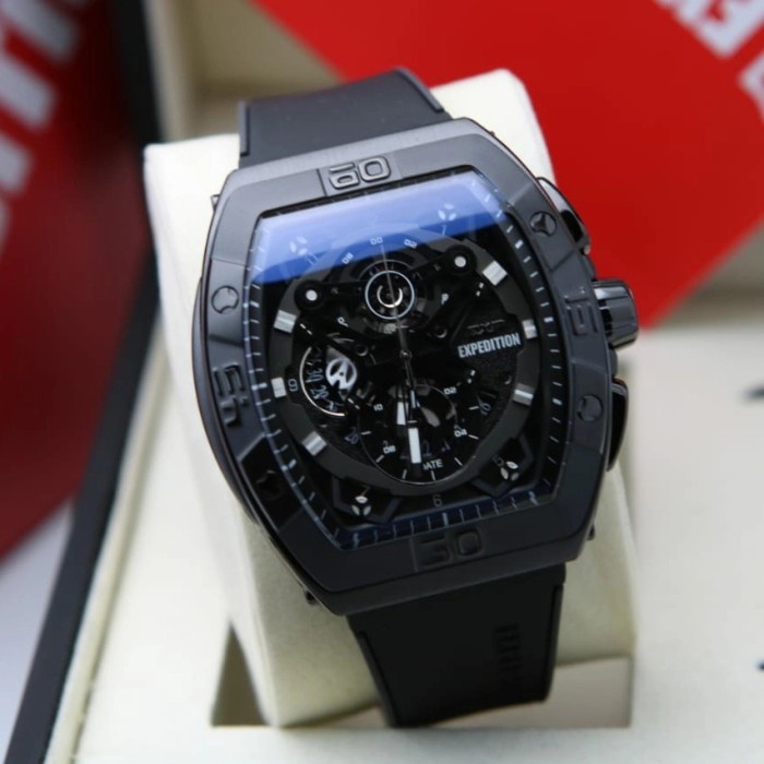 Jual Ori Jam Tangan Expedition 6800 Original Garansi 1 Tahun Rubber Black Terbaru | Shopee Indonesia