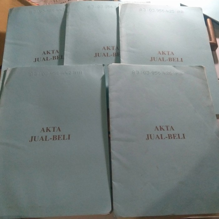 Jual Formulir Akta Jual Beli Asli (T222) | Shopee Indonesia