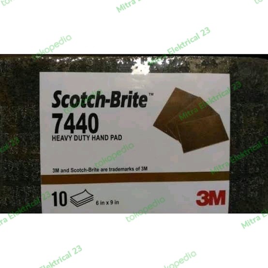 Jual 3M Scotch Brite 7440 Heavy Duty Hand Pad | Shopee Indonesia