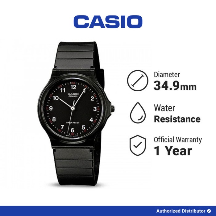 Jual [READY INSTANT] Casio Original MQ-24-1BLDF Jam Tangan Pria Analog | Shopee Indonesia