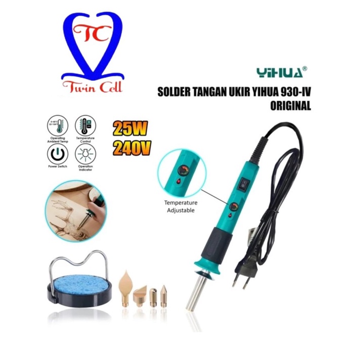 Jual SOLDER TANGAN UKIR YIHUA 930-IV ORIGINAL | Shopee Indonesia