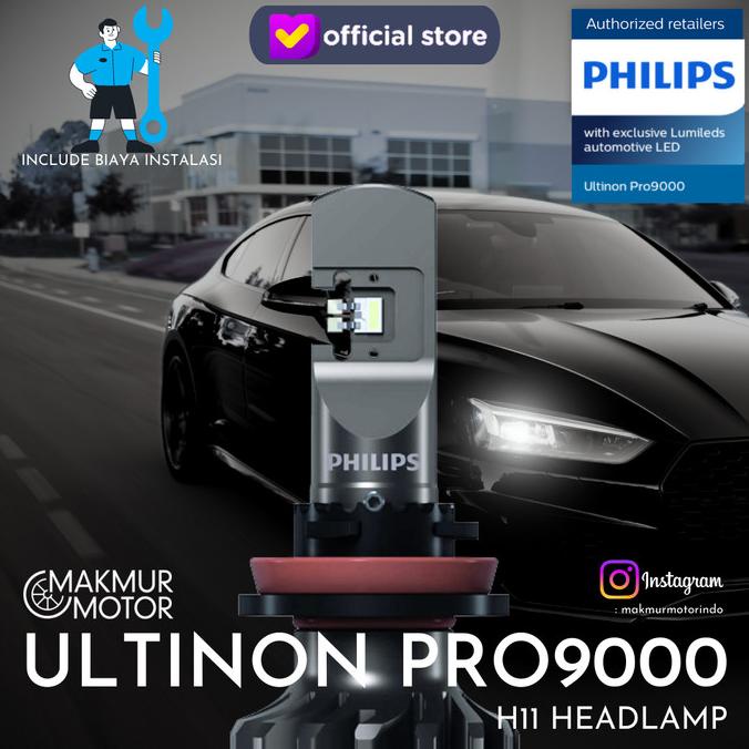 Jual LAMPU MOBIL PHILIPS H11 HEADLAMP ULTINON PRO9000 5800K (GRATIS ...