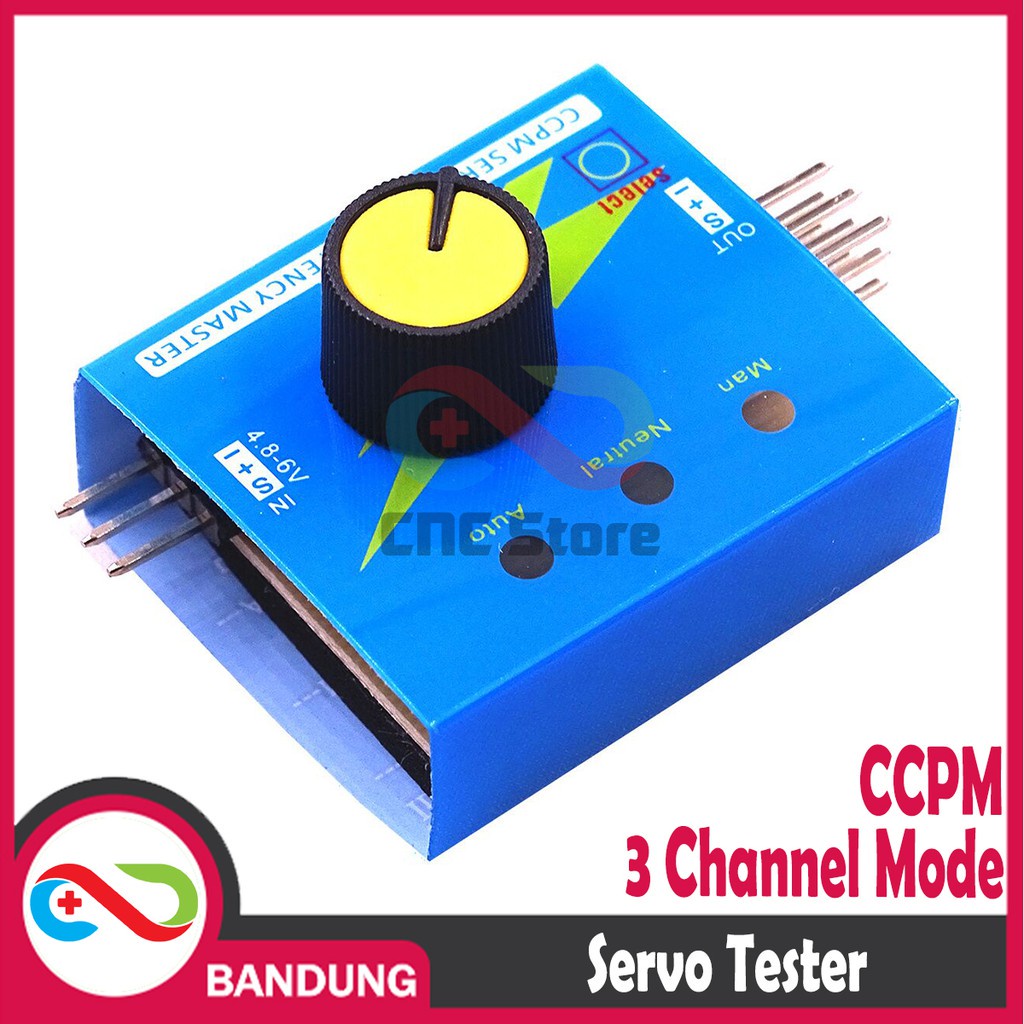 Jual SERVO CHECKER TESTER 3 CHANNEL SPEED CONTROLER CCPM ESC ...