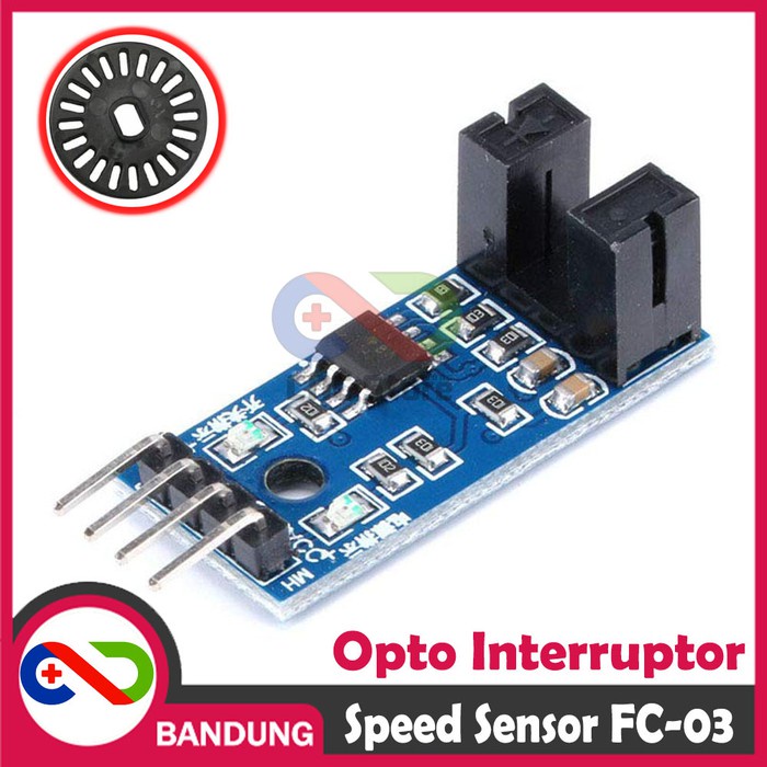 Jual FC-03 IR INFRARED SPEED KECEPATAN SENSOR PHOTO OPTO INTERRUPTOR ...