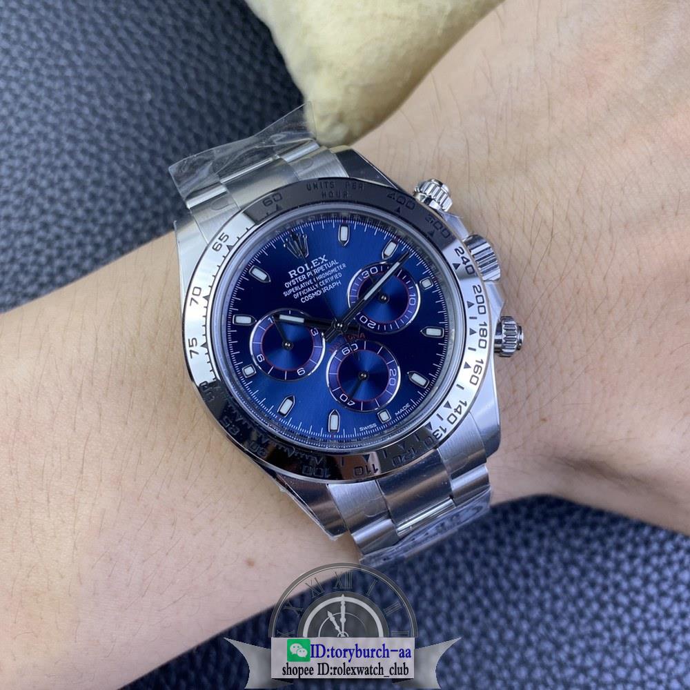 Jual Clean Navy Rolex Daytona automatic men's analog watch Swiss ...