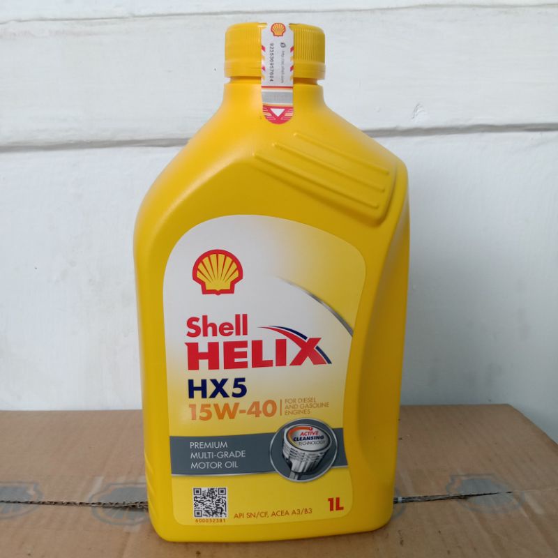 Jual SHELL HELIX HX5 1L ORIGINAL | Shopee Indonesia