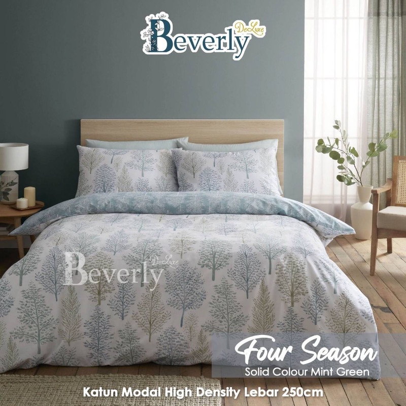 Jual Sprei Set Premium Katun BEVERLY Motif Four Season | Shopee Indonesia