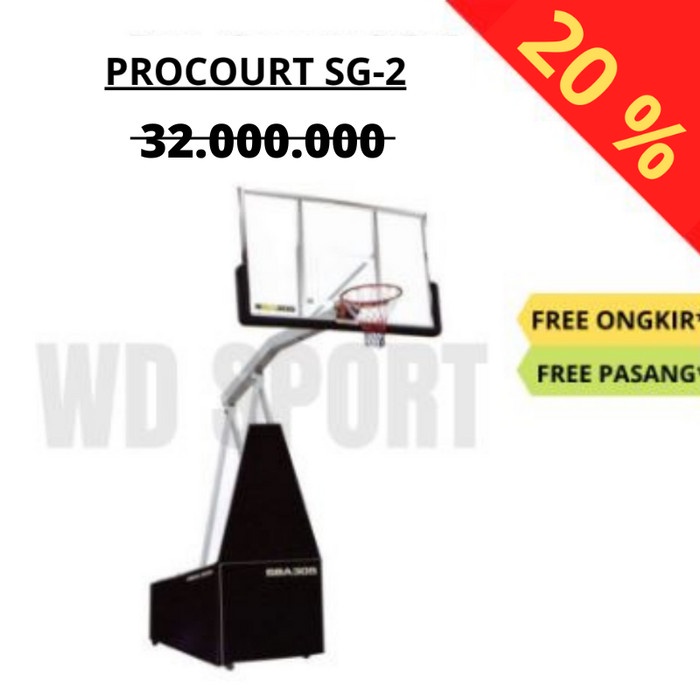 Jual Promo Tiang Ring Basket Pro Court Sg-2 Portable Procourt Portabel ...