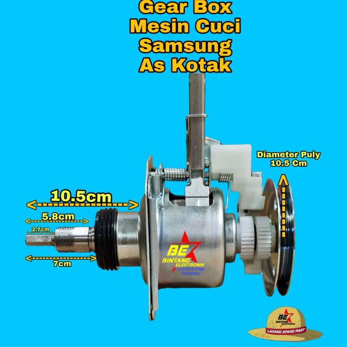 Jual Gear Box Mesin Cuci Samsung Otomatis As Kotak Gearbox 1 Tabung ...