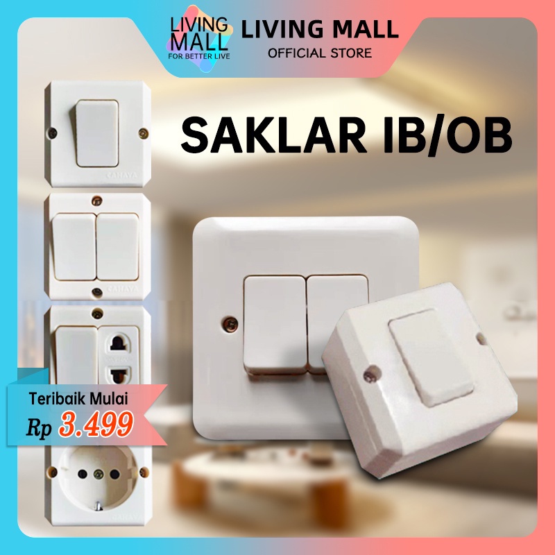 Jual Saklar Murah Stop Kontak Merek SZMR dan Cahaya SNI On/Off Sakelar ...