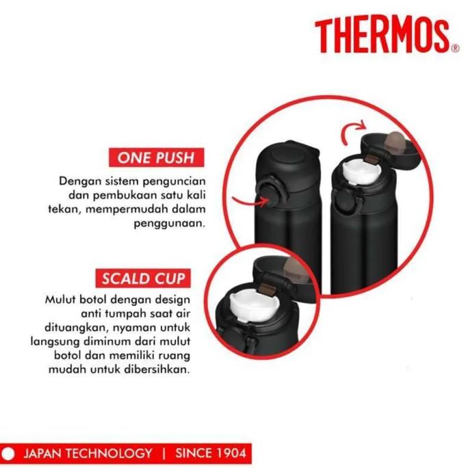 Jual Thermos Ultra Light Executive Flask Matte Black 500ml - (JNR-501-MTBK) | Shopee Indonesia