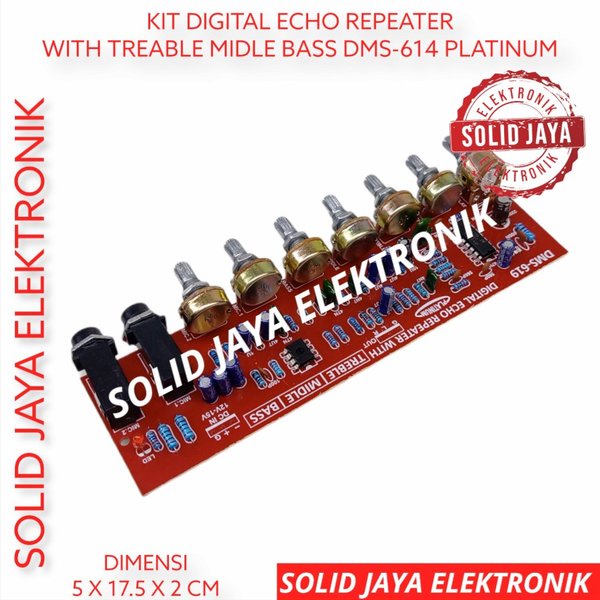 Jual Kit Echo Repeater Plus Treable Midle Bass Mic Middle Karaoke ...