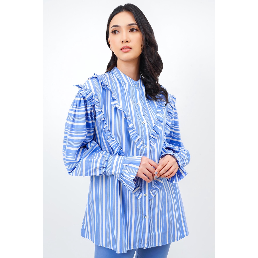 Jual Benang Jarum - Indie Top - Blue | Shopee Indonesia