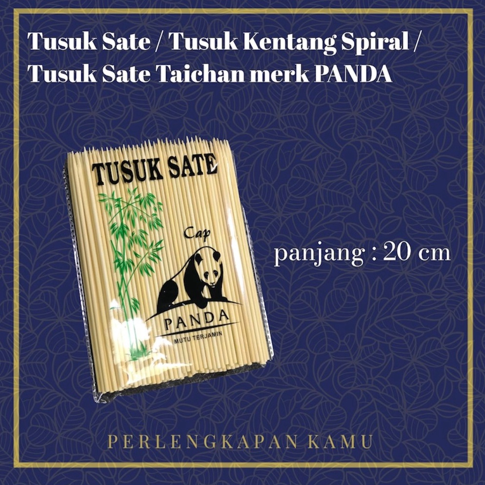 Jual STOK SEDIKIT BONUS MINI GOLD Tusuk Sate / Tusuk Kentang Spiral ...