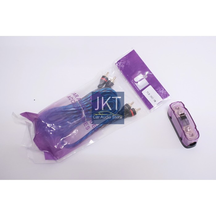 Jual FREE ONGKIR KONEKTOR AUDIO MOBIL JACARANDA RCA TO RCA PANJANG 5 ...