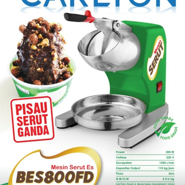 Jual Promo Mesin Serut Es Kepal Milo/ Es Campur Dll Merk Carlton (2 ...