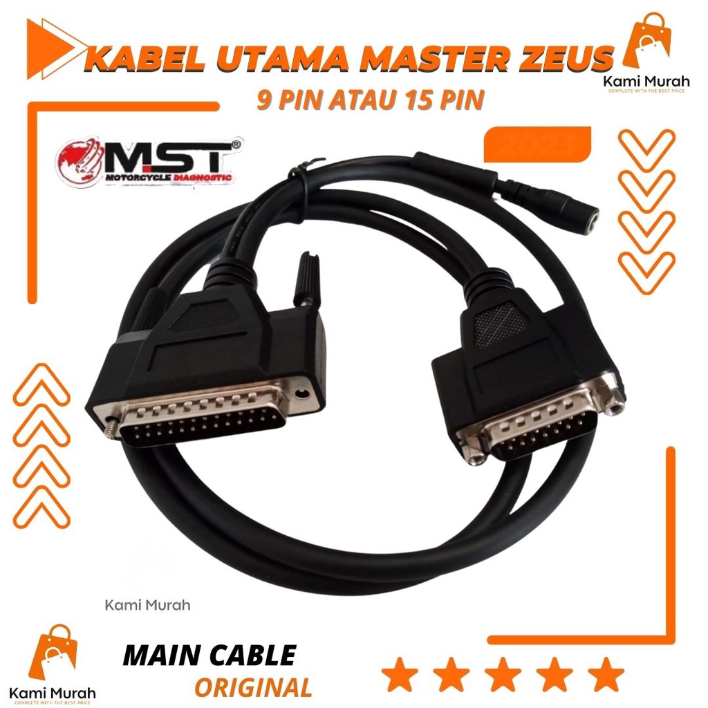Jual Kabel Utama Scanner Motor Injeksi MST-Series, Main Cable 9/15 Pin ...