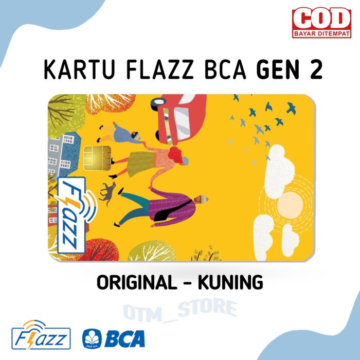 Jual FLAZZ BCA GEN 2 /CUSTOM PRINT/E-TOLL/E-MONEY/ CETAK KARTU/CUSTOM CARD | Shopee Indonesia