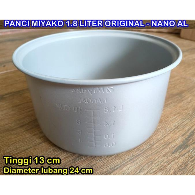Jual Produk Unggulan] PANCI RICE COOKER MAGICOM MIYAKO 508 SBC NANO AL ...