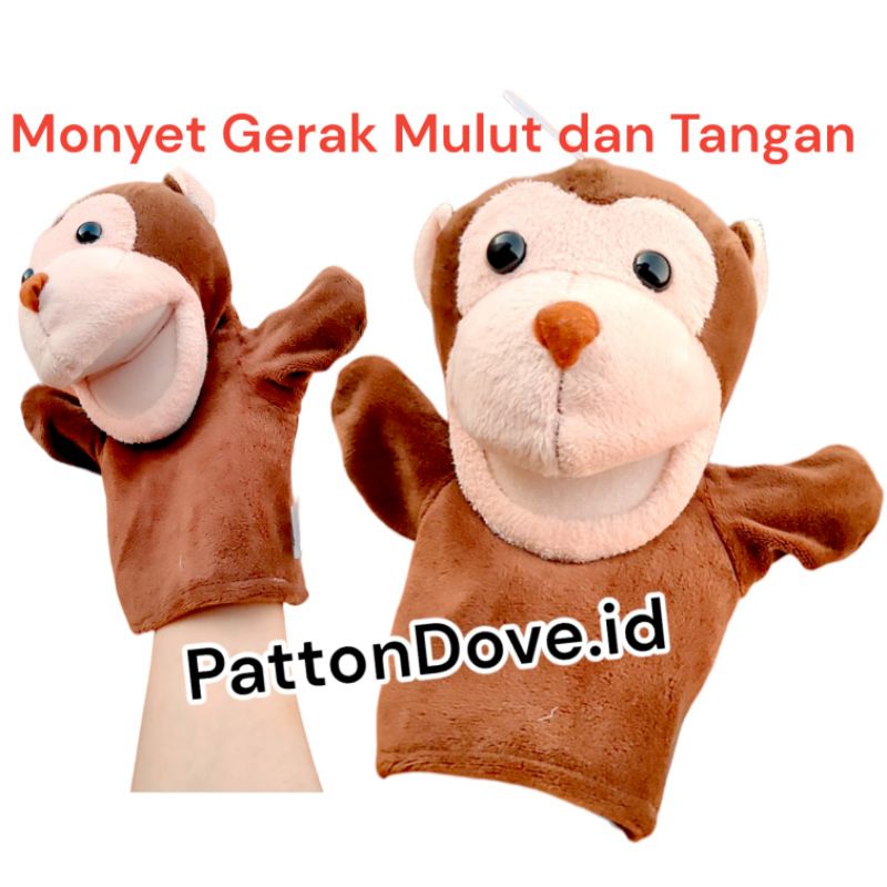 Jual BONEKA TANGAN MONYET HAND PUPPET MONKEY DESAIN TERBARU DENGAN ...