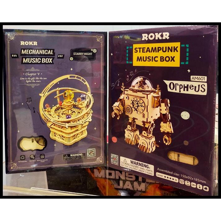 Jual TERBARU SALE: ROKR MECANICAL MUSIC BOX/ STEAMPUNK MUSIC BOX ...