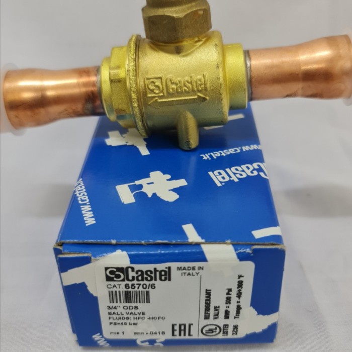 Jual IGSS Castel ball valve 3 4 ods 6570 6 | Shopee Indonesia